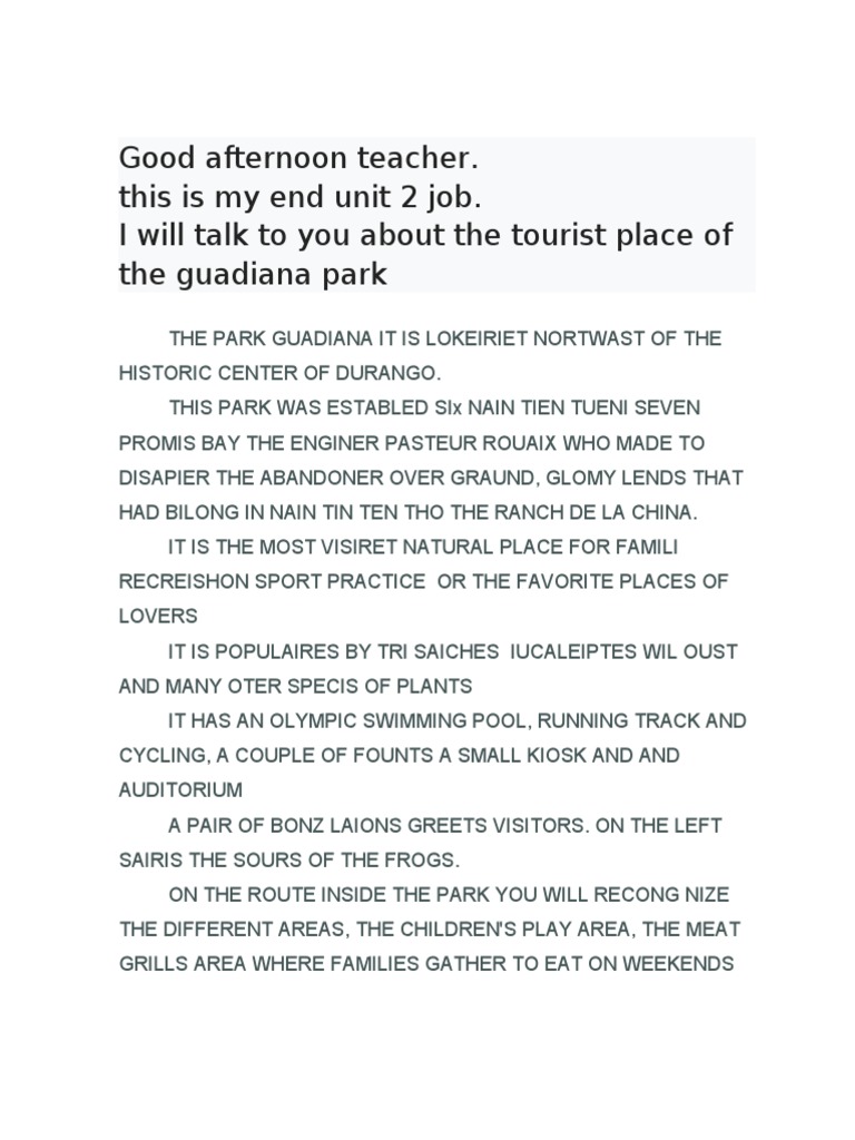 Good Afternoon Teacher | PDF