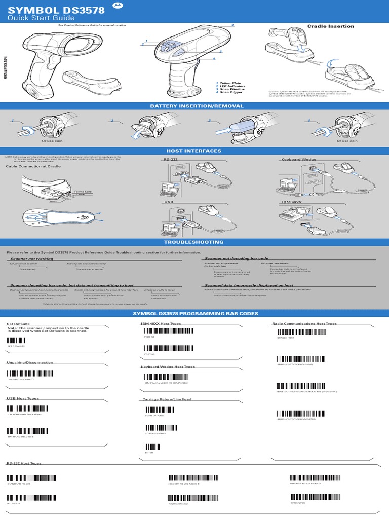 ds3578 PDF | PDF | Barcode | Image Scanner