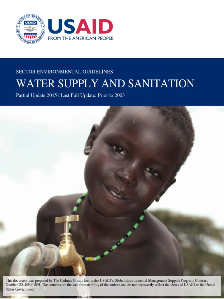 Water Supply and Sanitation: Cover Photo | PDF | Sanitation | Water ...