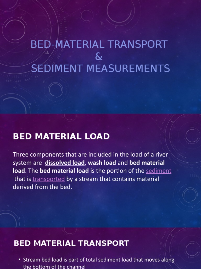 Bed-Material Transport & Sediment Measurements | PDF | Science ...