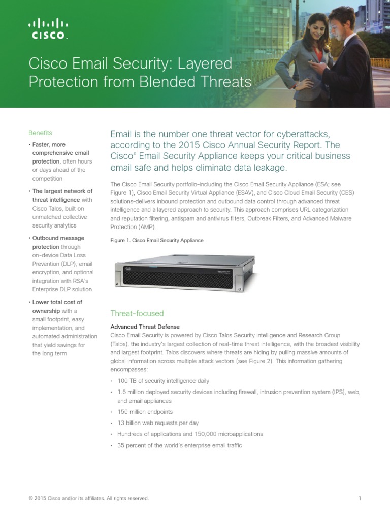 Cisco Email Security | PDF | Antivirus Software | Encryption