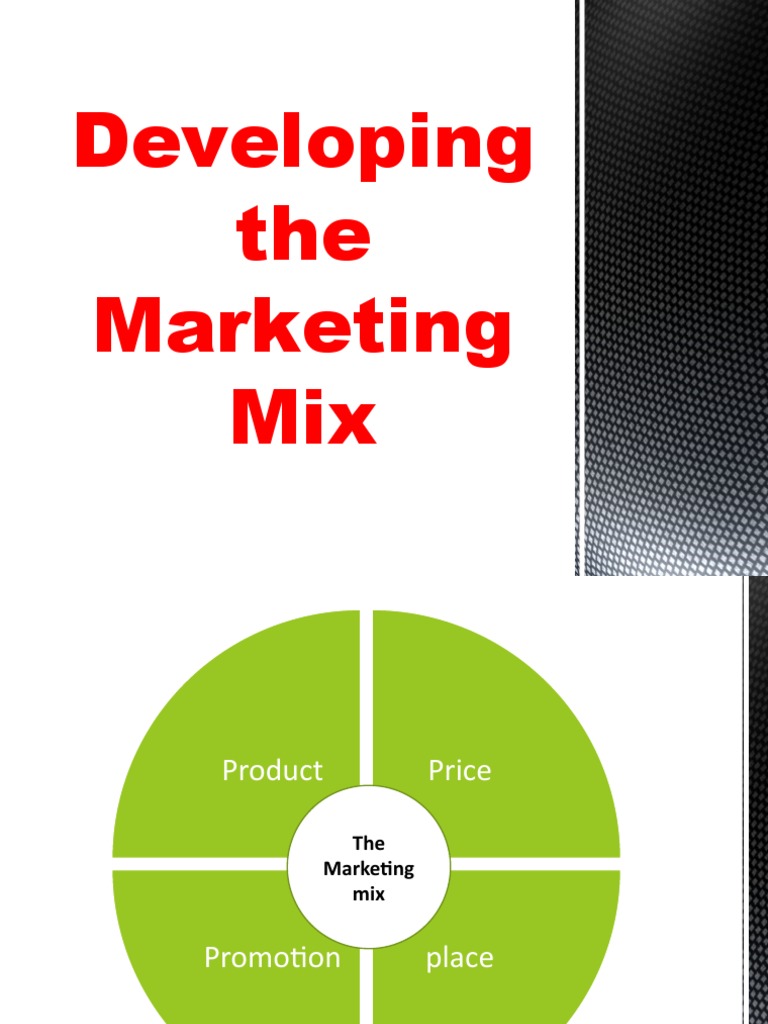 1 - Product - Developing The Marketing Mix | PDF | Packaging And ...