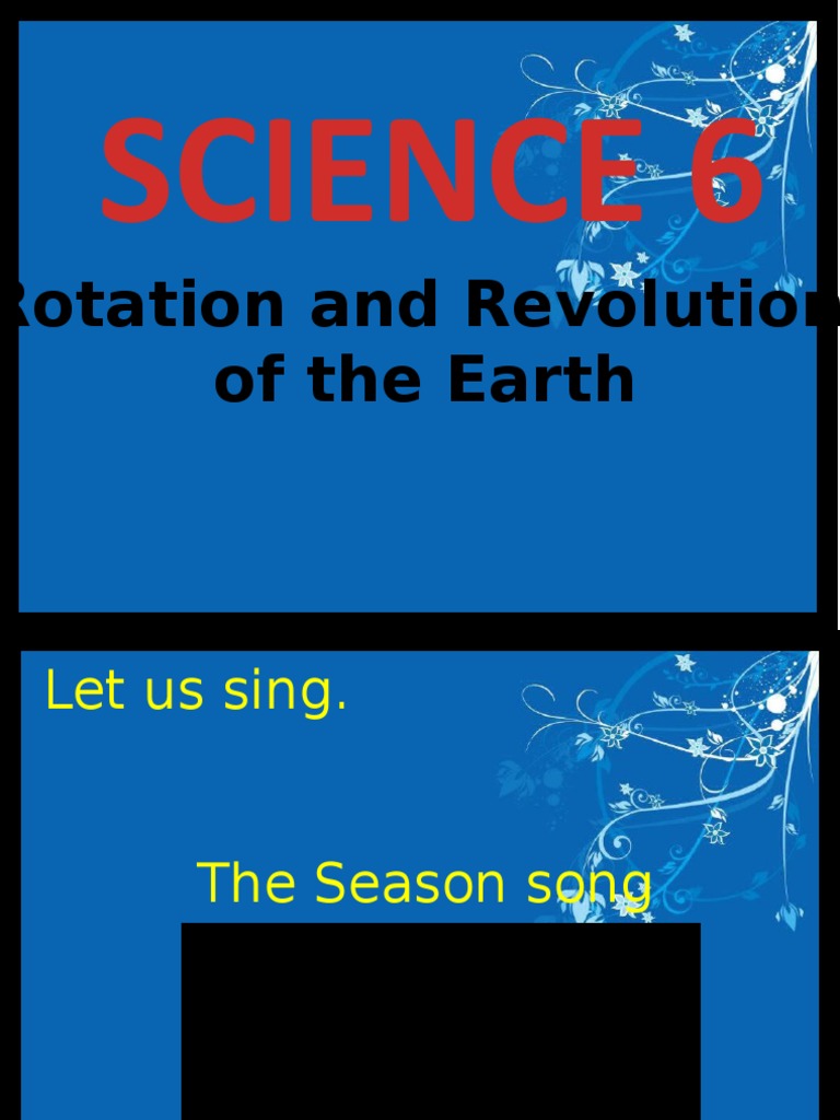Earth’s Rotation and Revolution Activities | PDF