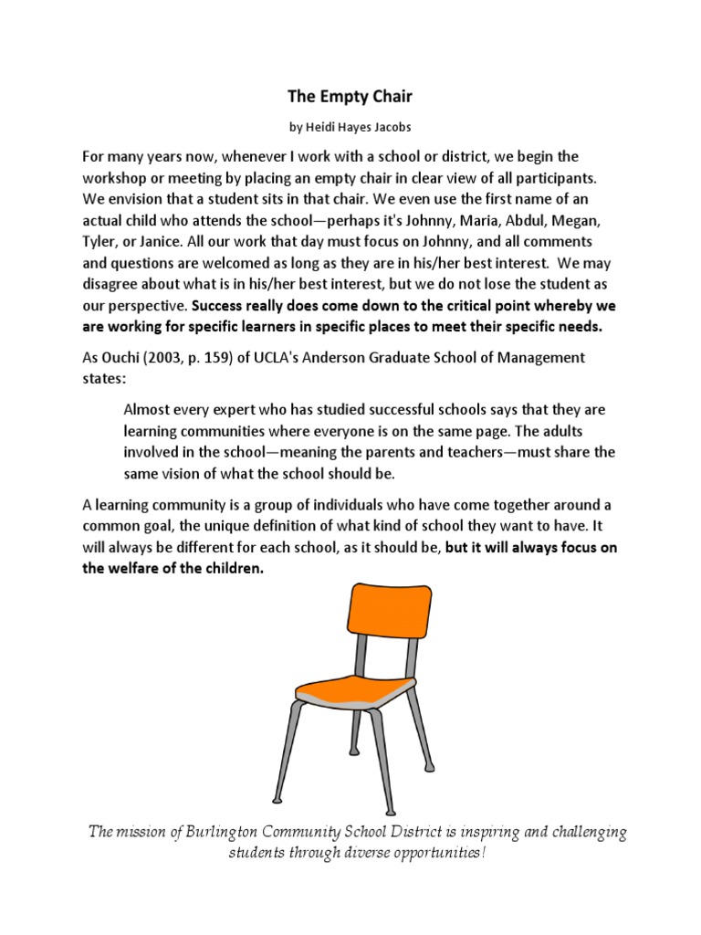 The Empty Chair | PDF