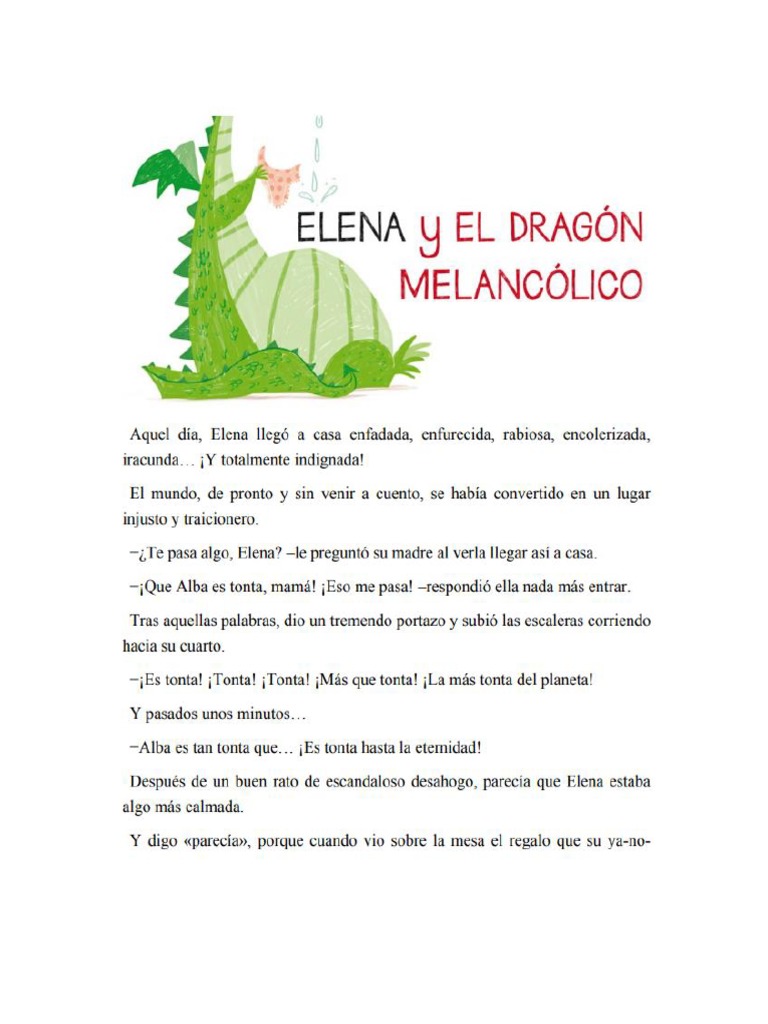 Elena y El Dragon Melancolico PDF | PDF