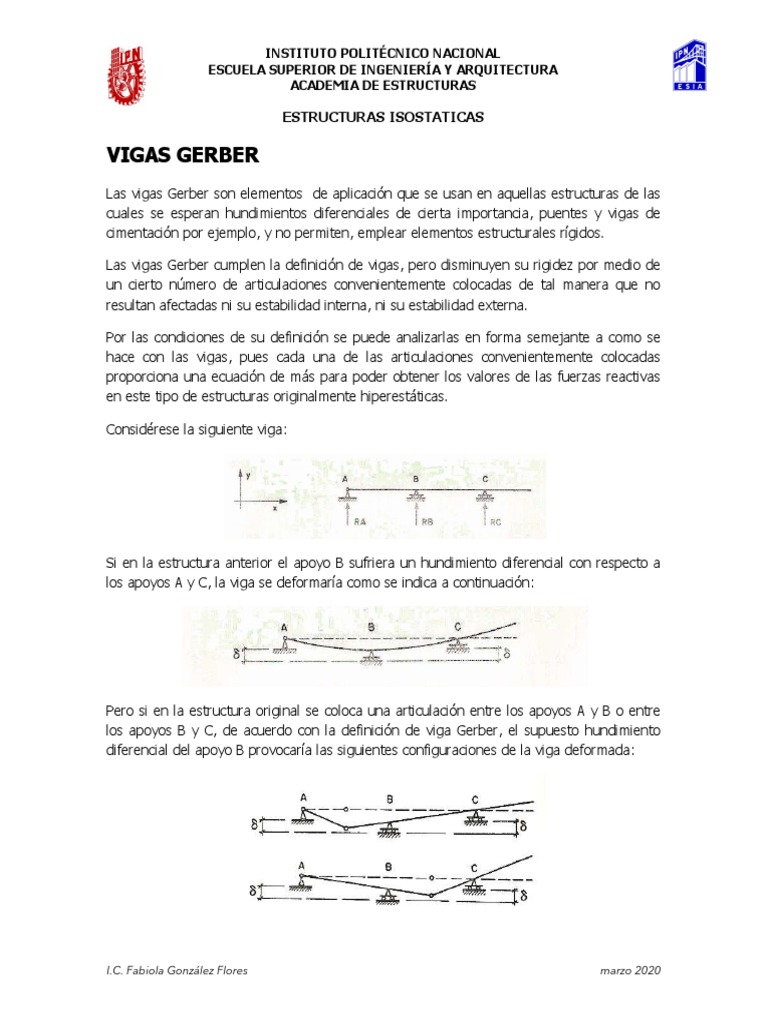 Vigas Gerber | PDF | Triángulo | Ecuaciones