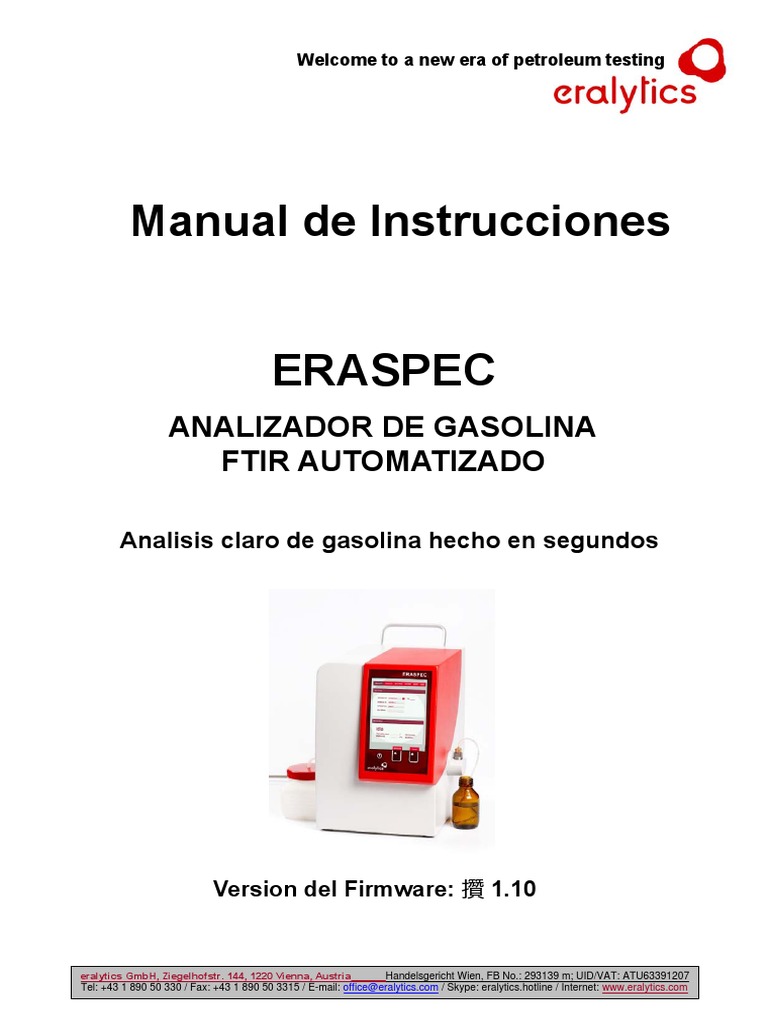 Eraspec Manual Español | PDF | Almacenamiento de datos de la ...