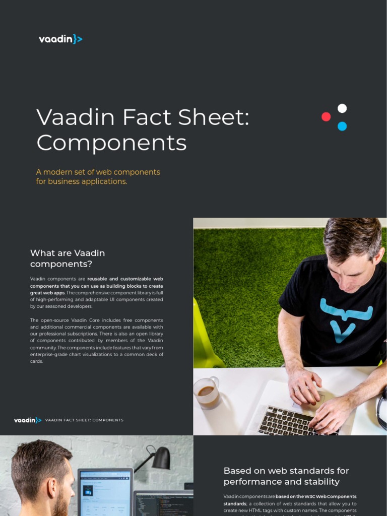 Vaadin Fact Sheet: Components: A Modern Set of Web Components For ...