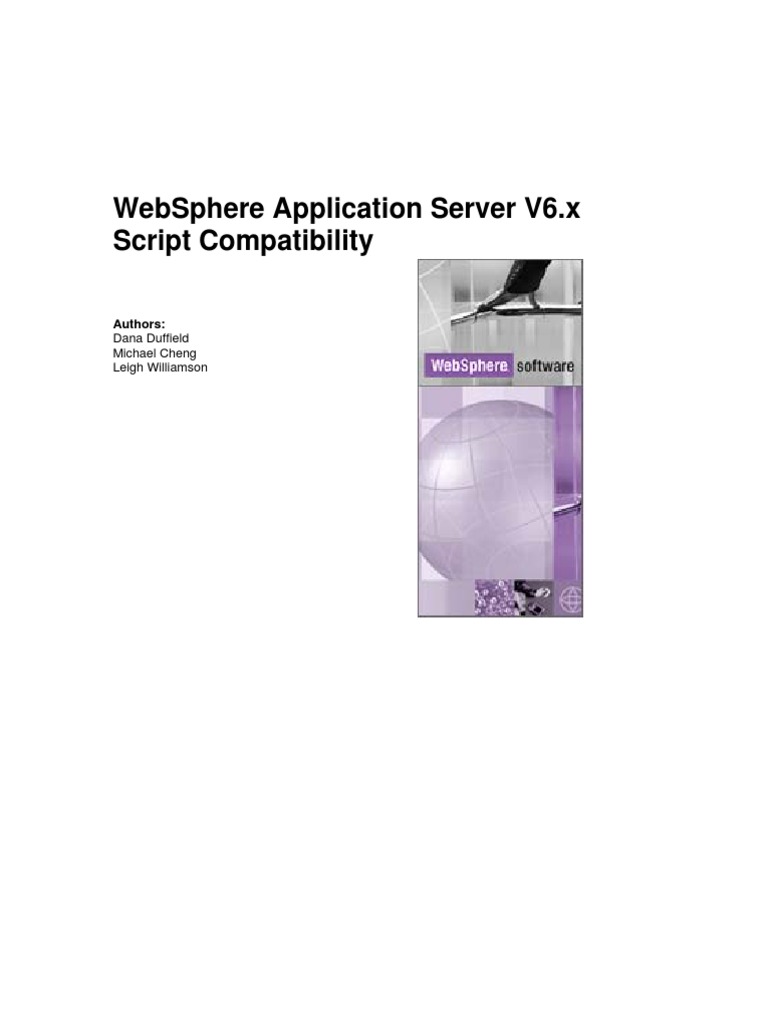 Websphere Application Server V6.X Script Compatibility: Authors | PDF | Transport Layer Security ...