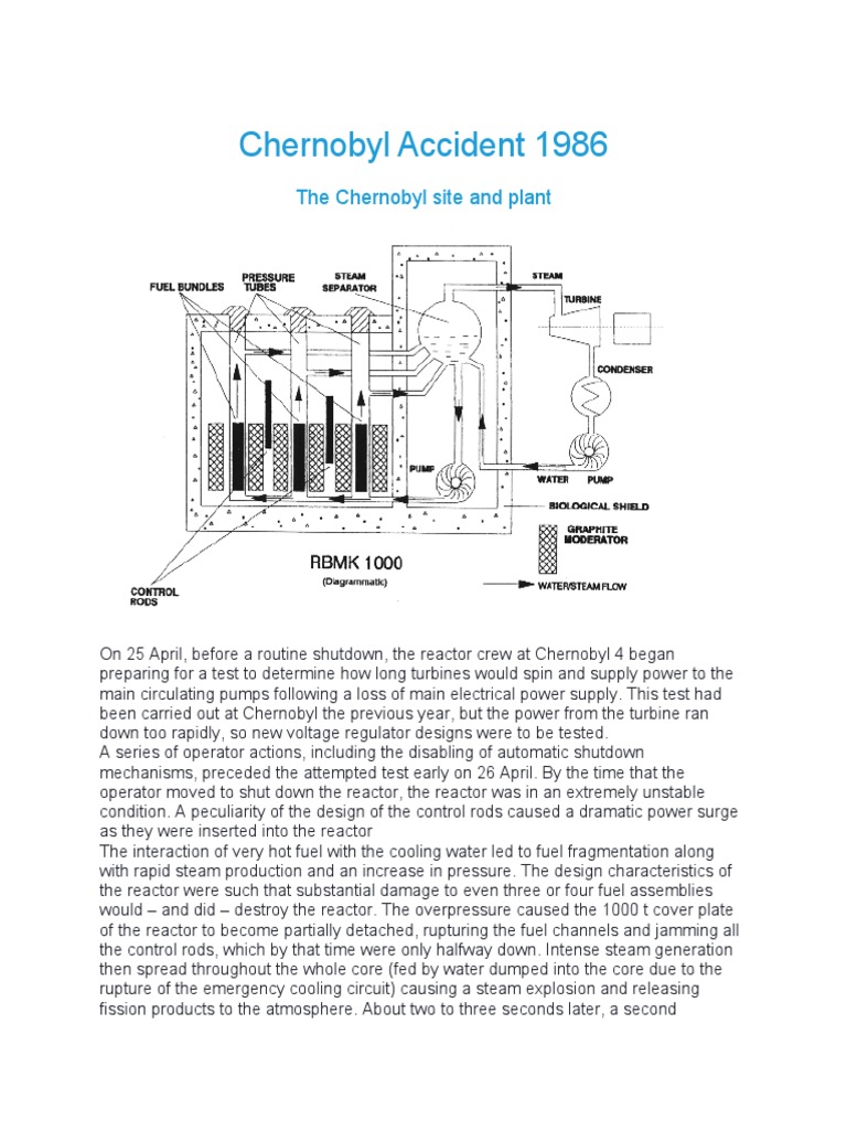 Chernobyl Accident 1986 | PDF | Chernobyl Disaster | Radioactive ...