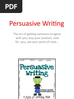 AFOREST Persuasive Techniques Guide | PDF | Mnemonic | Question
