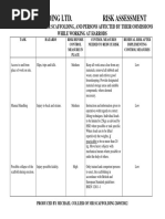 Concrete Pouring (Risk Assessment) | PDF | Personal Protective ...