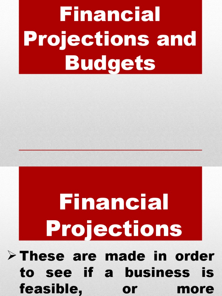 Financial Projections and Budgets | PDF | Expense | Strategic Planning