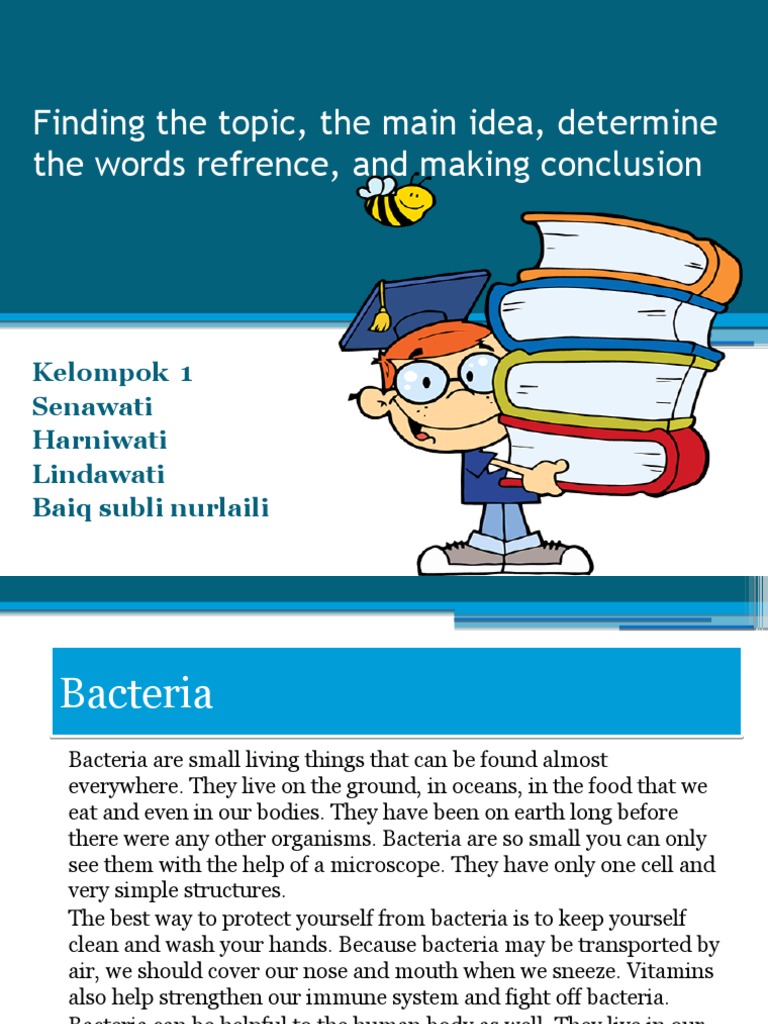 Understanding Bacteria: Topic and Conclusions | PDF | Sentence ...