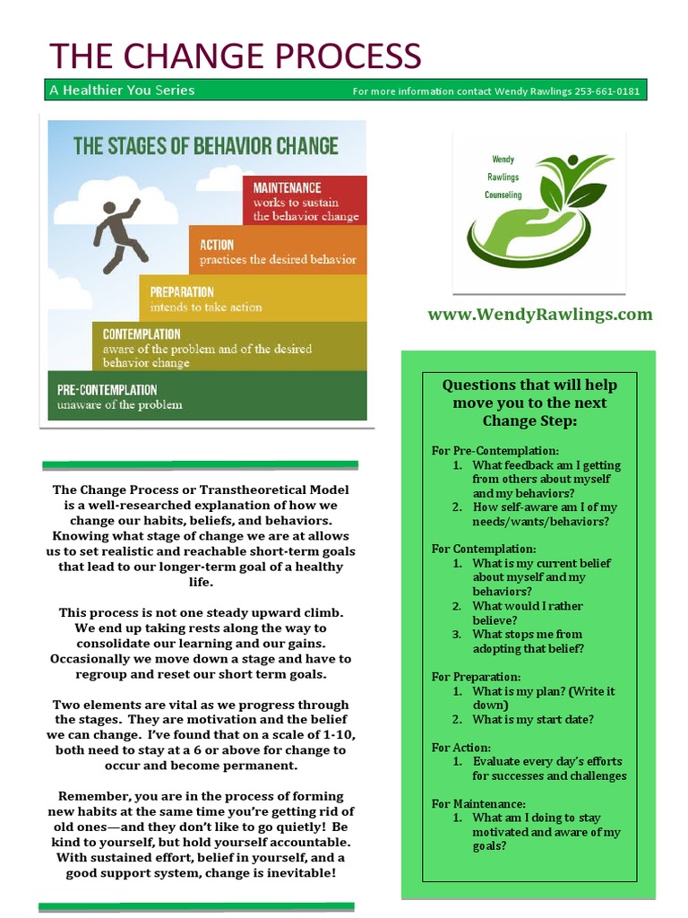 The Change Process | PDF | Neuropsychology | Neuropsychological Assessment