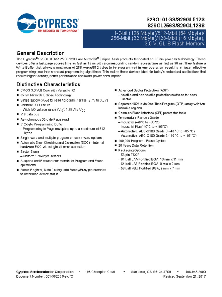 001-98285 Flash Memory PDF | PDF | Flash Memory | Error Detection And Correction