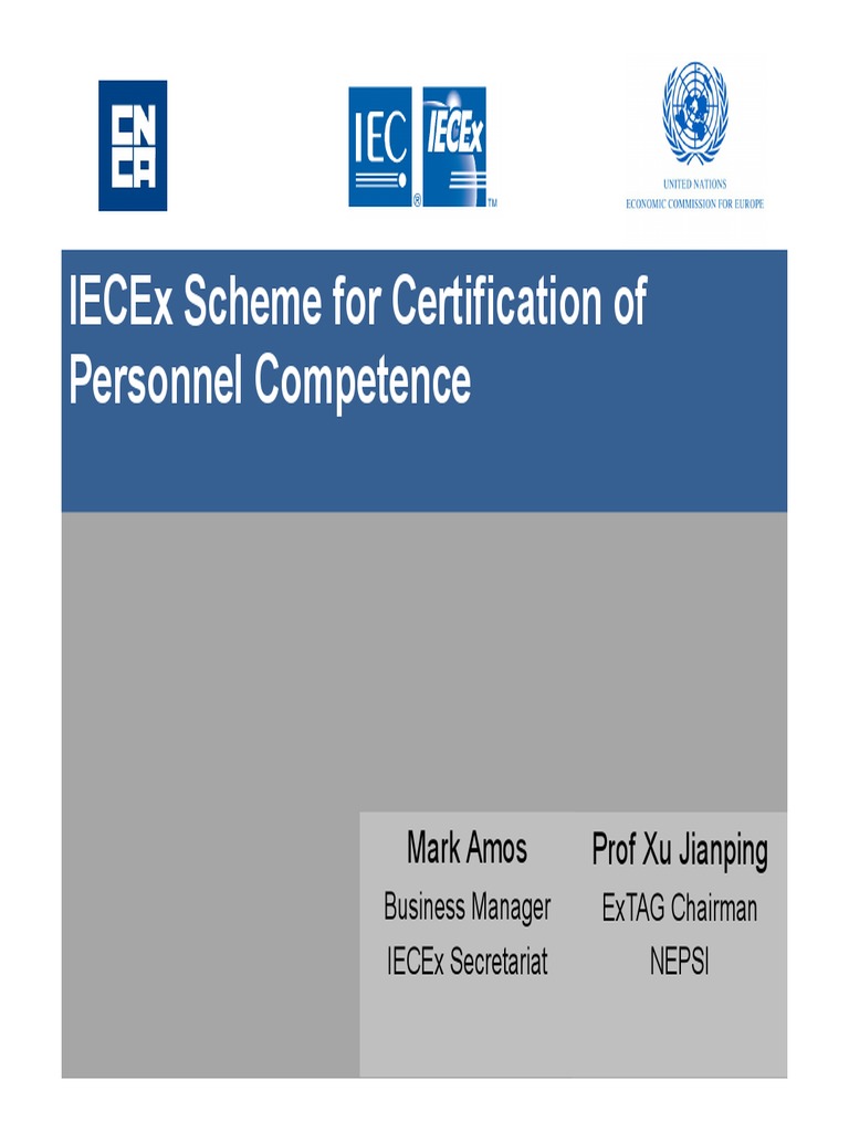 IECEx CoPC Certification Overview | PDF | Certification | Test (Assessment)
