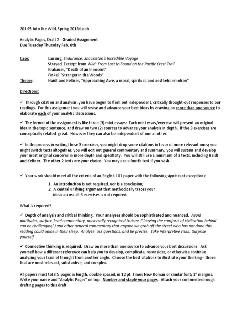 201 Analytic Pages Draft 2 2018 | PDF | Cognitive Science | Cognition
