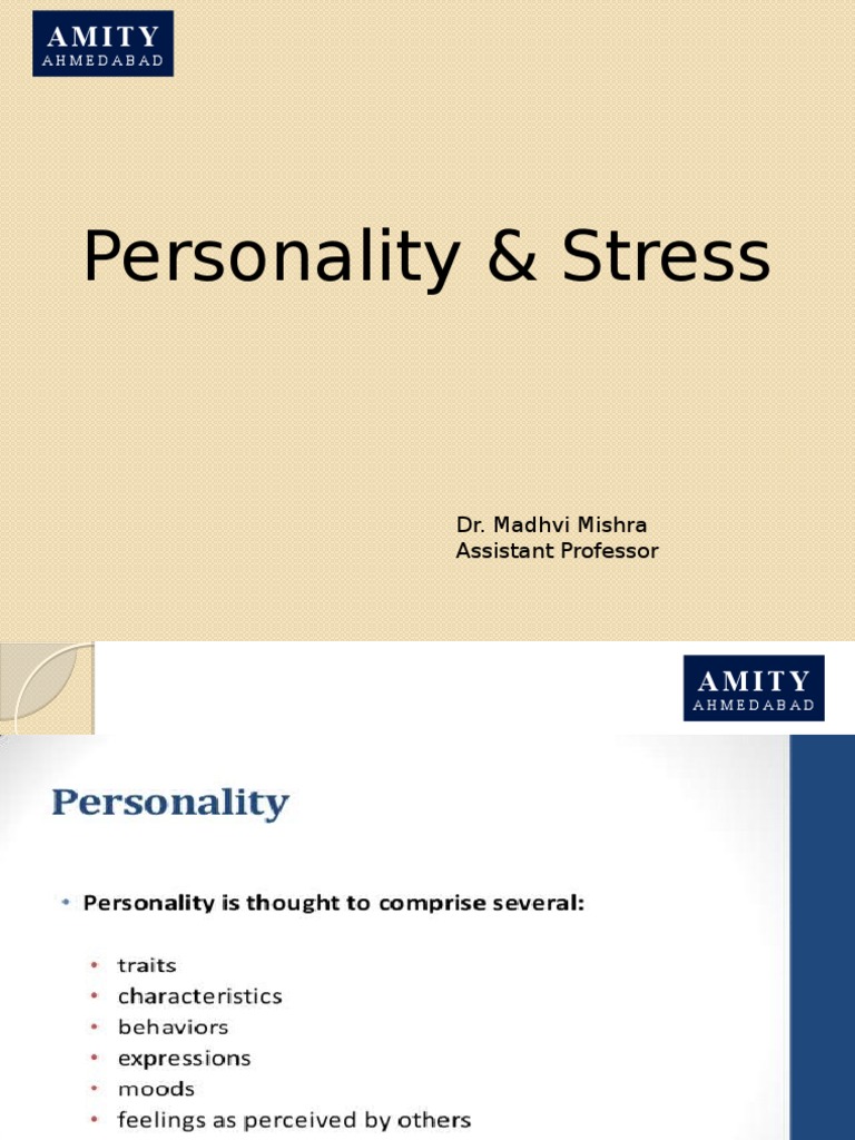 Personality and Stress Insights | PDF | Self-Improvement | Lifestyle