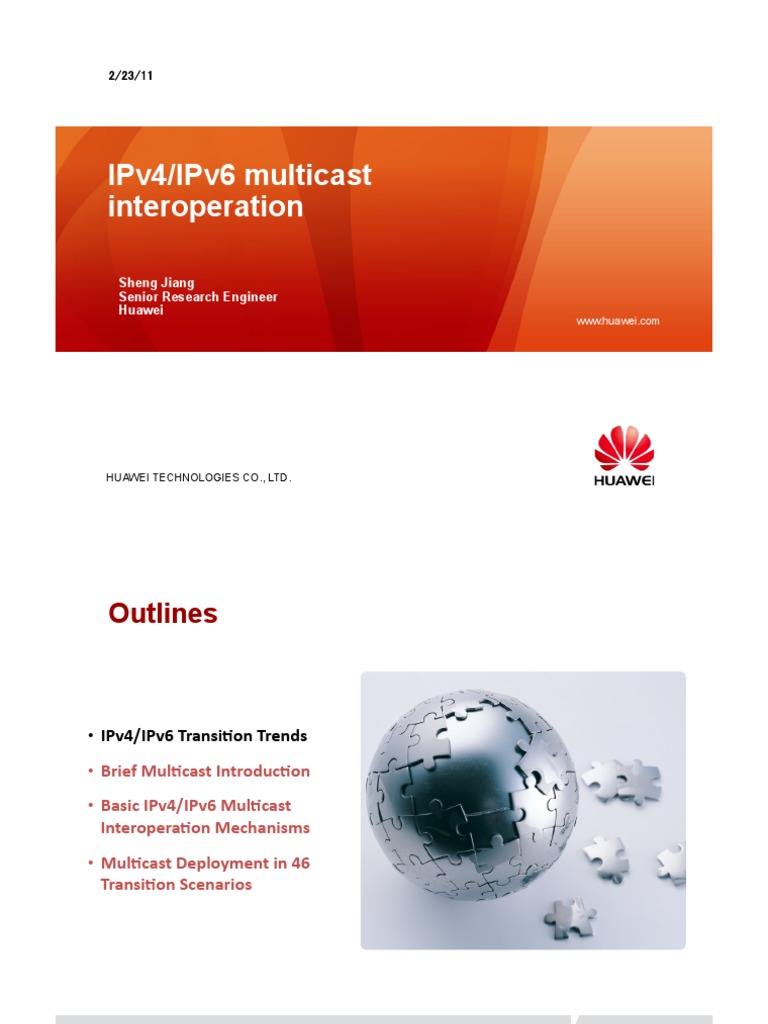IPv4/IPv6 Multicast Translation Overview | PDF | I Pv6 | Networks
