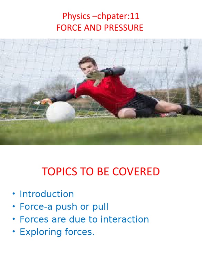 FORCE AND PRESSURE (Sunday) Class 8 | PDF | Friction | Force