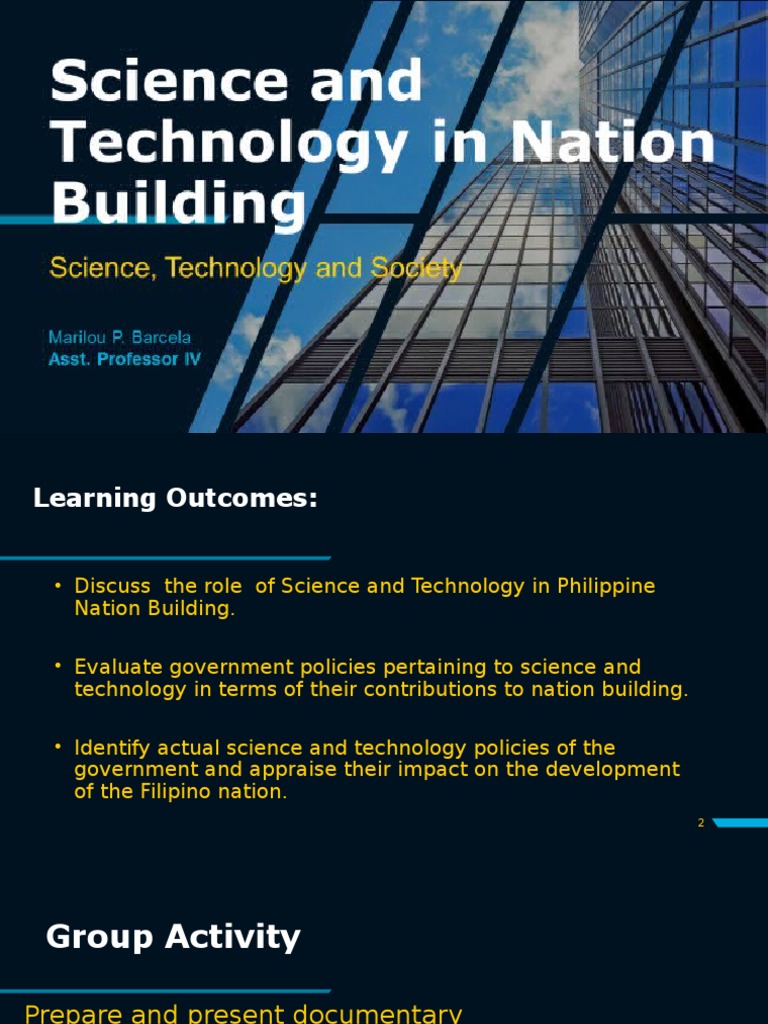 Science and Technology in Nation Building (Autosaved) | PDF | Science ...