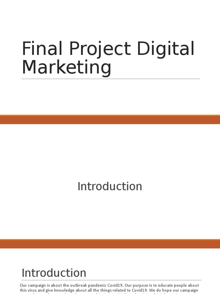 Final Project Digital Marketing | PDF | Target Audience | Digital Marketing