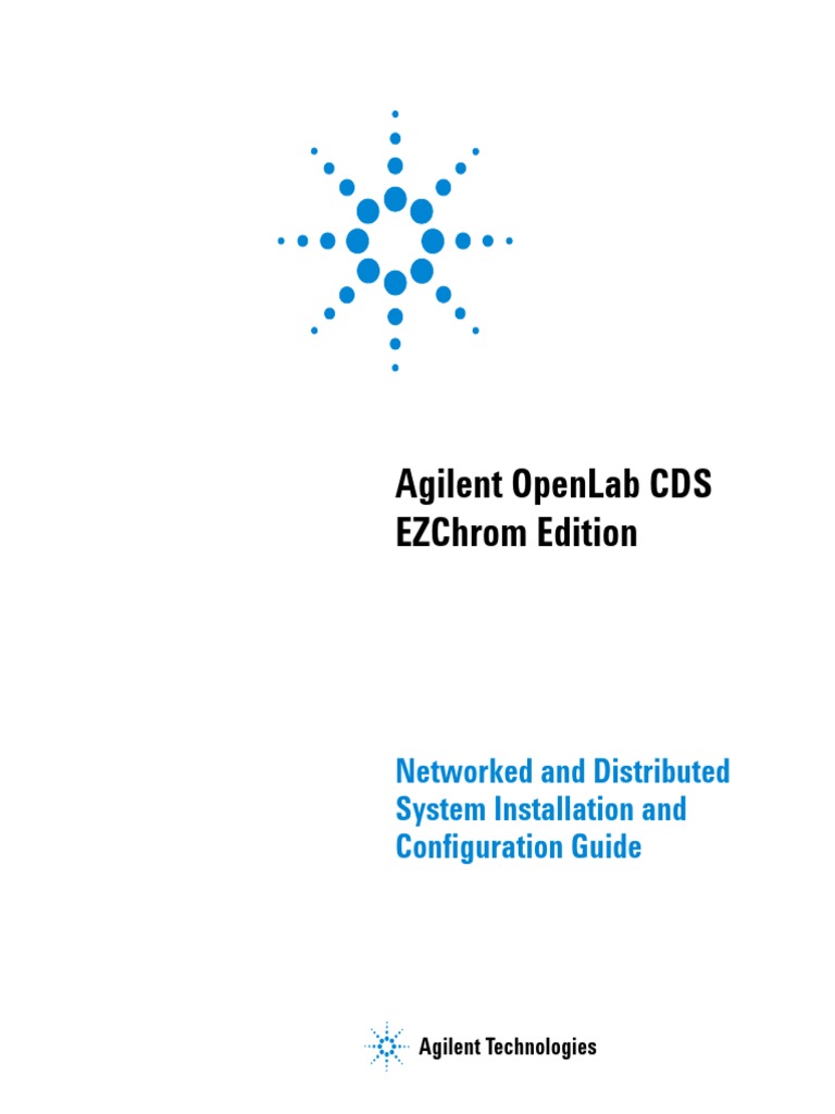 Agilent Openlab Cds Ezchrom Edition: Networked and Distributed System ...