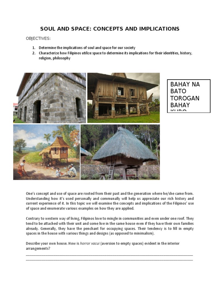 Soul and Space: Concepts and Implications: Bahay Na Bato Torogan Bahay ...