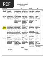 MZE3101: Recorder Rubric | PDF