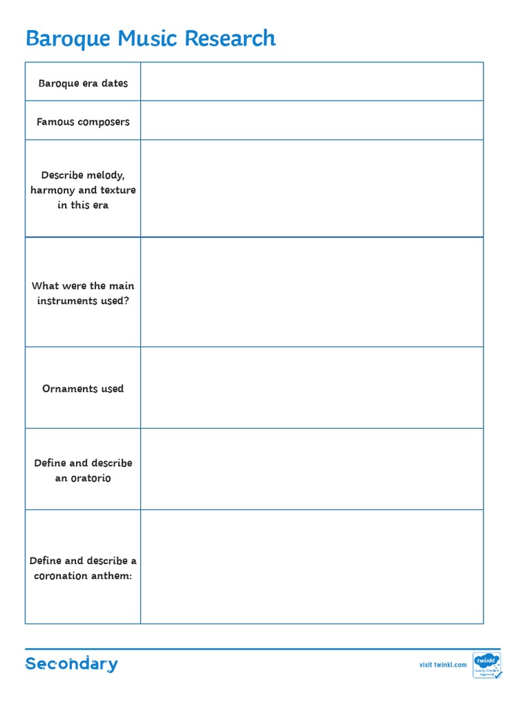 Baroque Music Research PDF | PDF