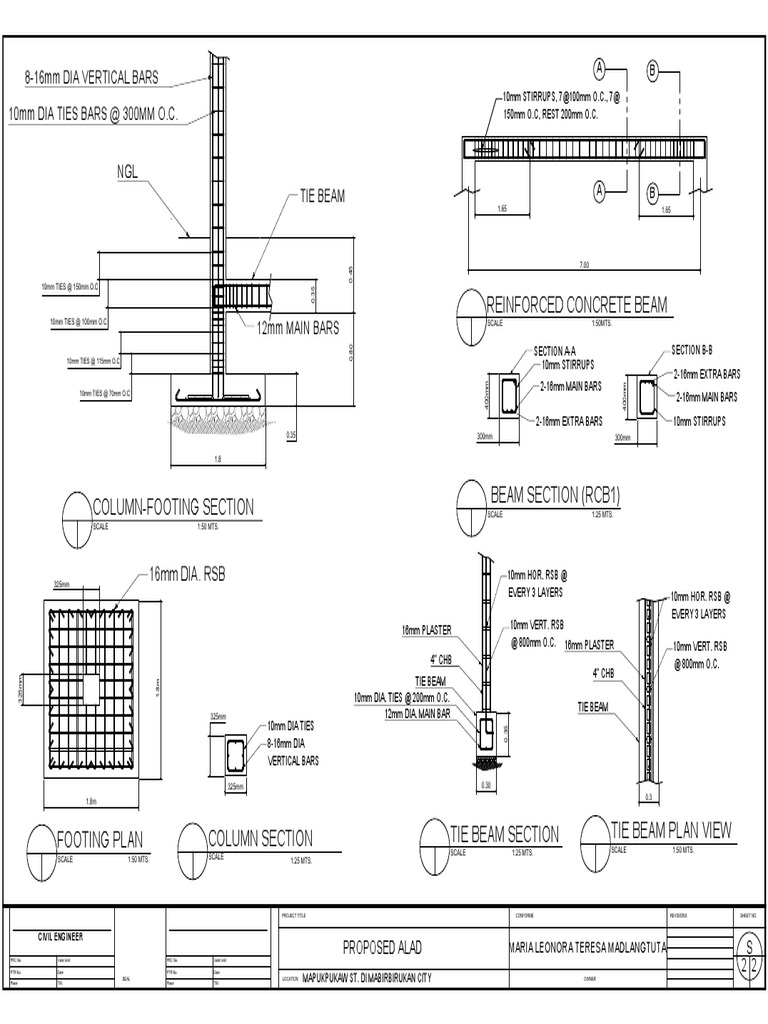 CHB Perimeter Wall 1B | PDF | Materials | Architectural Design