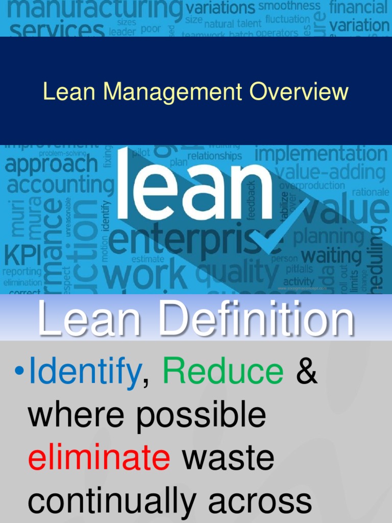 An Introduction to Lean Management Principles: Identifying Waste and ...
