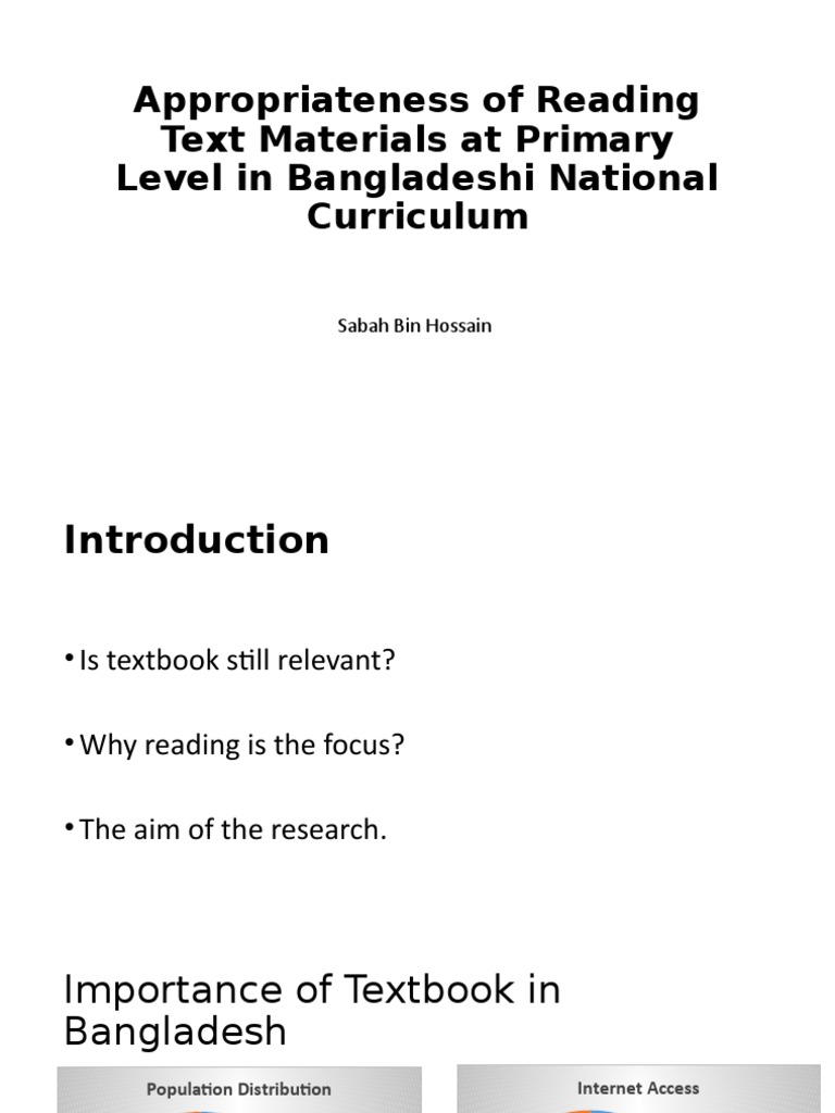 Reading Appropriately Research | PDF