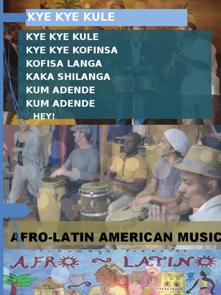 Afro-Latin Music History and Characteristics | PDF | Jazz | Music Of ...