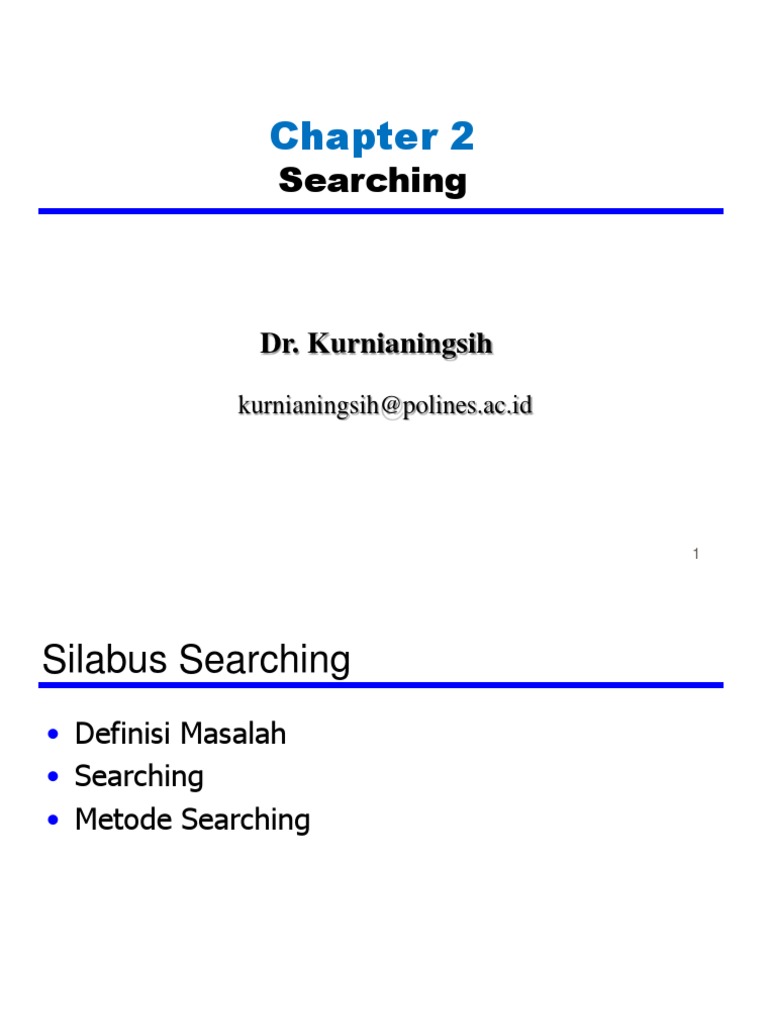 Chapter 2 - Latihan Searching | PDF
