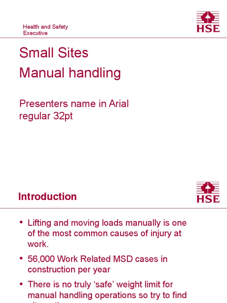 Manual Handling | PDF | Scaffolding | Nature