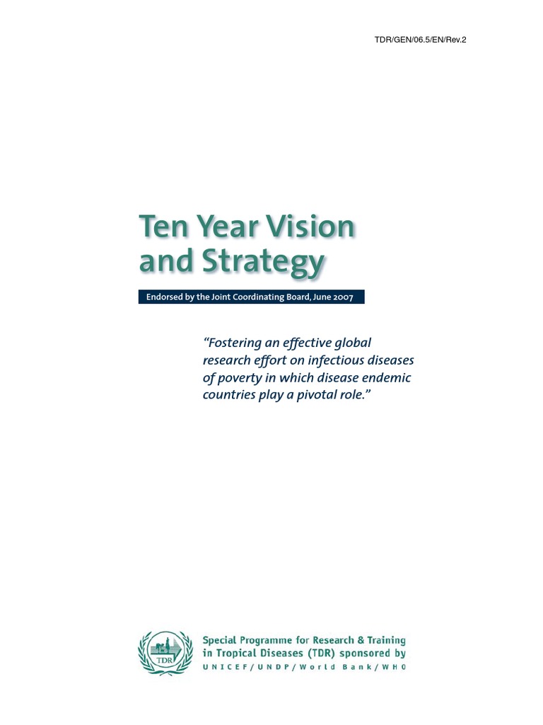 Ten Year Vision and Strategy | PDF | World Health Organization ...