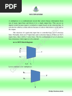 8x1 Mux Using 4x1 Mux | PDF | Electronic Design | Computer Engineering