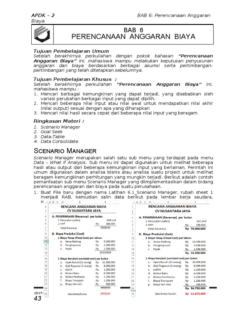 Analisis Sensitivitas Angsuran Kredit Rumah dengan Variasi Suku Bunga | PDF