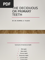 Deciduous Teeth Identification Guide | PDF | Dental Anatomy | Tooth