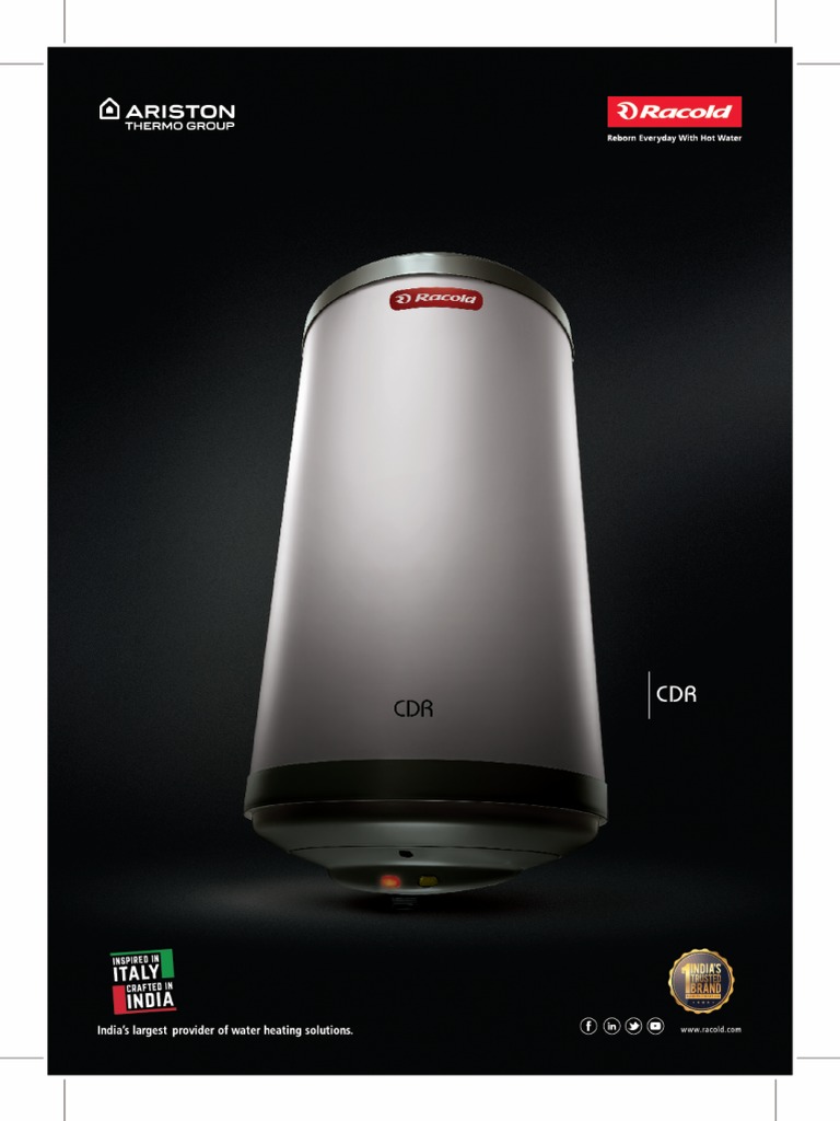 Racold CDR Catalogue PDF | PDF