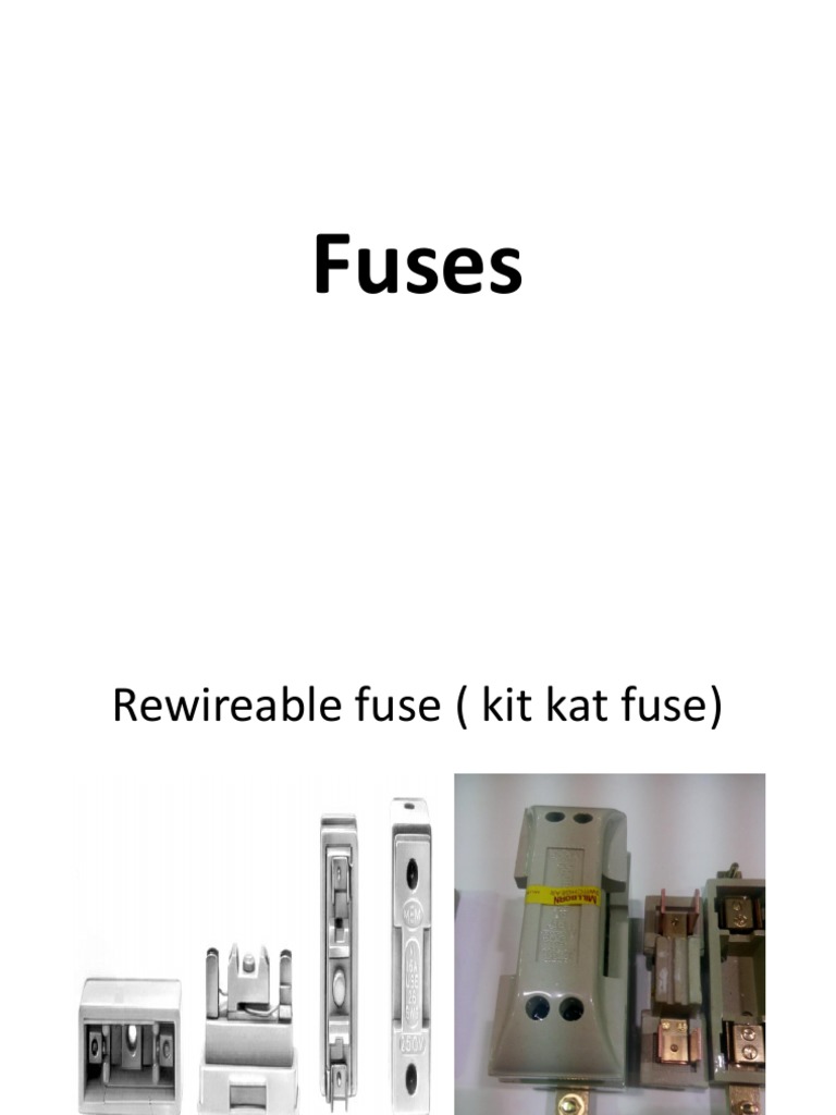 Unit-1 Fuses | PDF | Fuse (Electrical) | Switch
