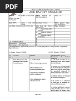 JSA For Dismantel of Structure | PDF | Demolition | Safety