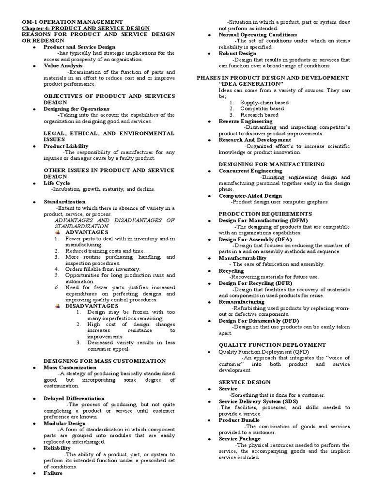 Advantages and Disadvantages of Standardization | PDF | Modularity | Design