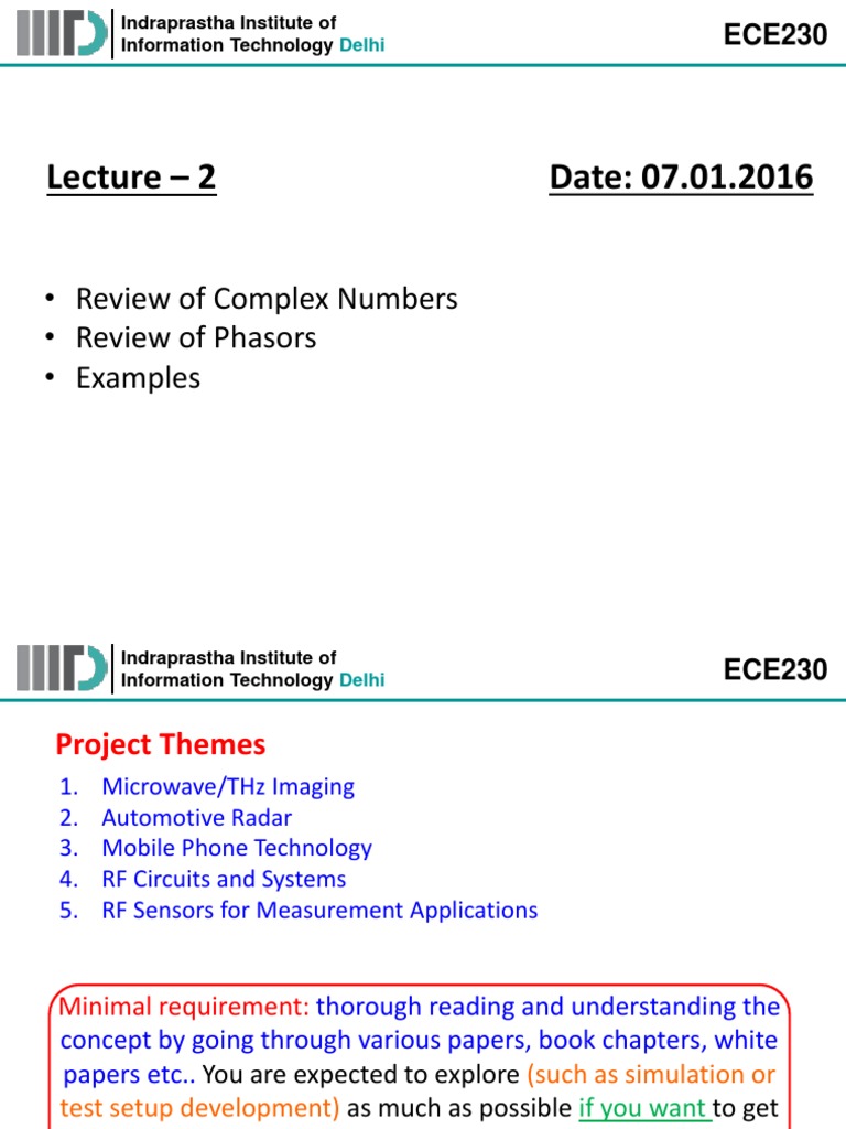Lect 2 2016 PDF | Download Free PDF | Waves | Function (Mathematics)