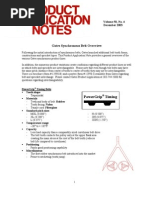 Timing Belt Profile Overview and Guide | PDF | Technology & Engineering