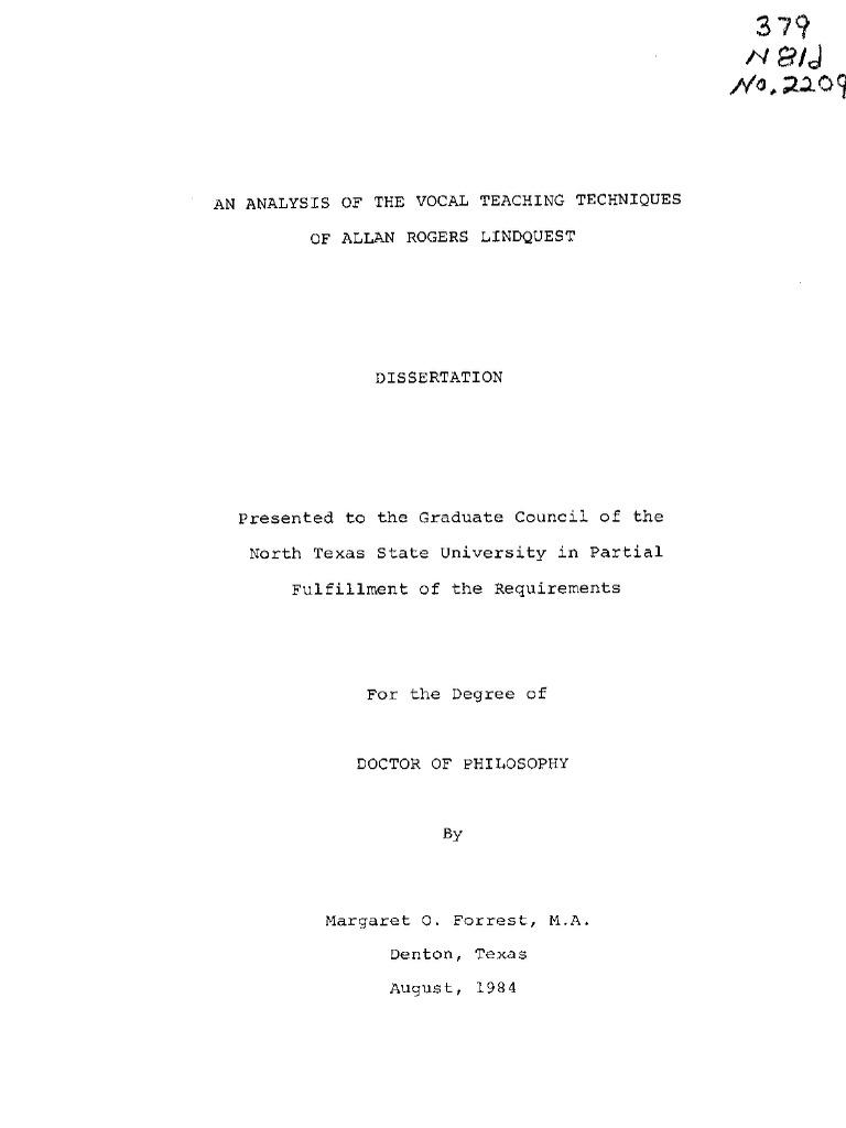 Forrest PDF | PDF | Vocal Pedagogy | Singing