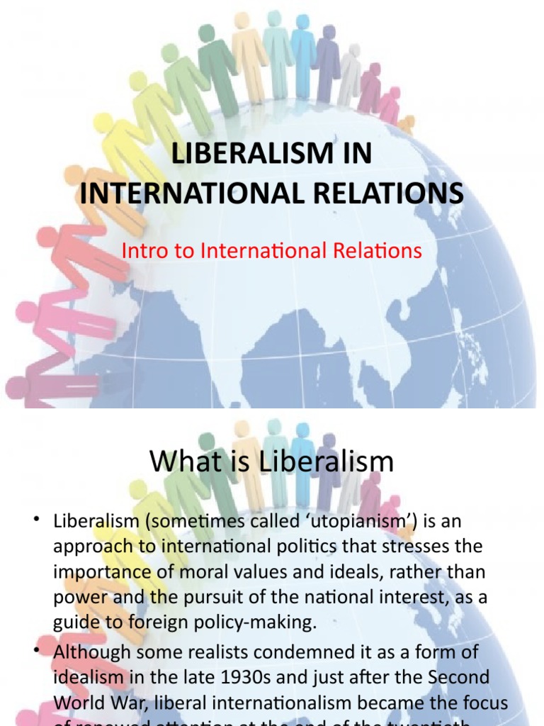Understanding Liberalism in IR | PDF | Politics