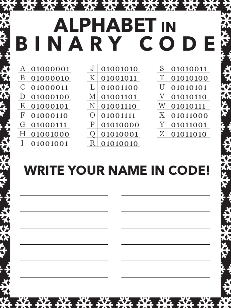 ABC Binary Code | PDF